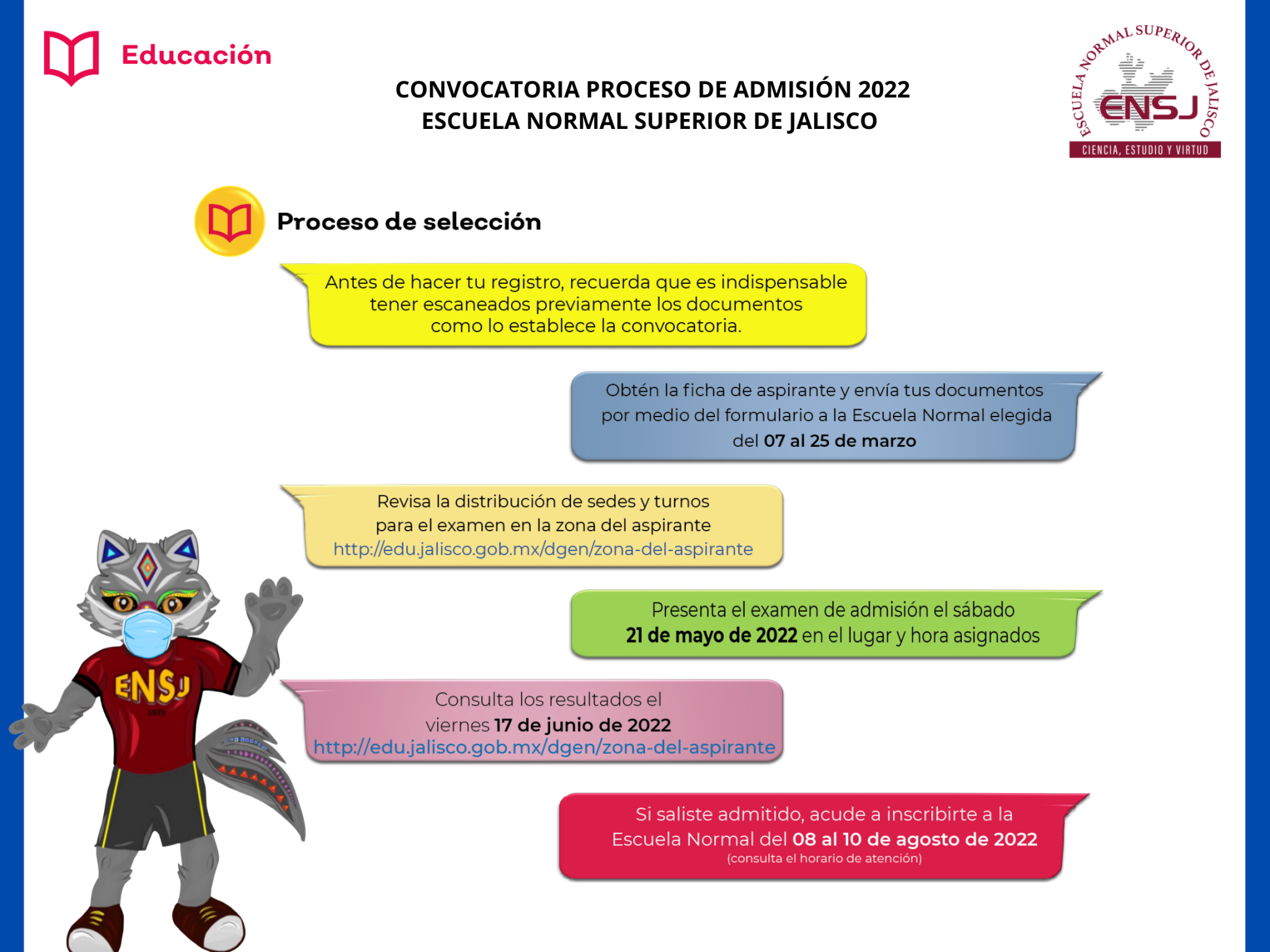 calendario ENSJ 2022 – Escuela Normal Superior de Jalisco ...
