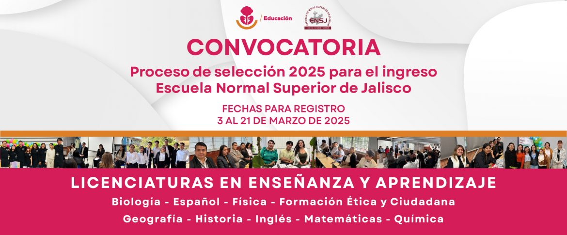 Escuela Normal Superior de Jalisco / Licenciaturas en Enseñanza y ...